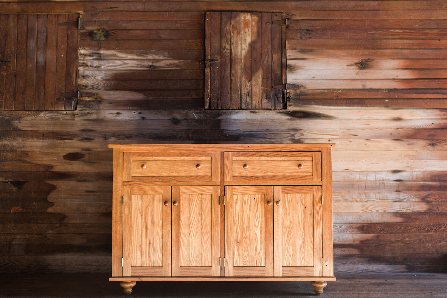 Wormy Chestnut Case Piece | Huston and Company