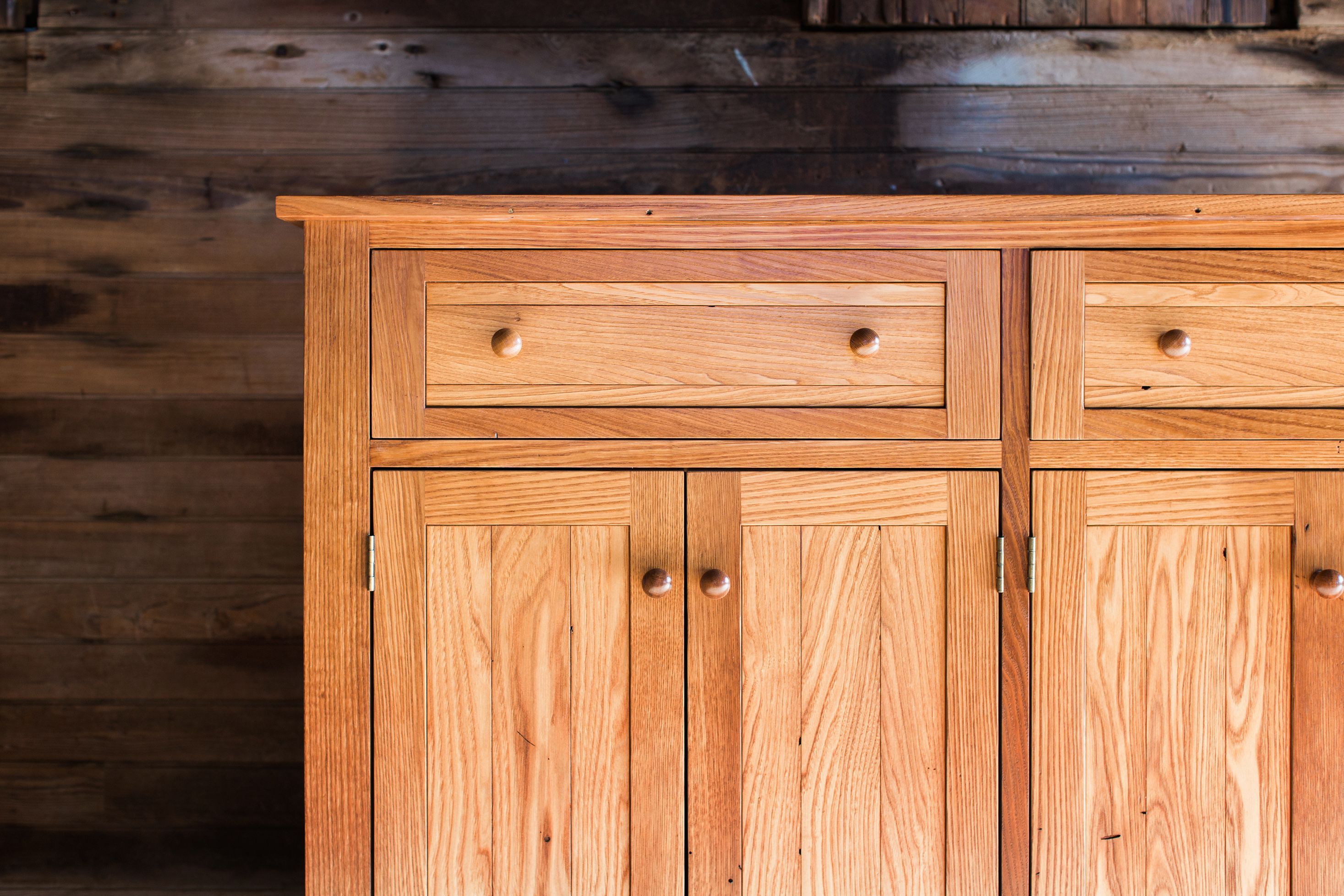 Wormy Chestnut Case Piece | Huston and Company