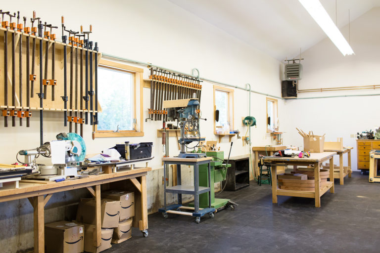 New Rubber Workshop Floors | Huston and Company