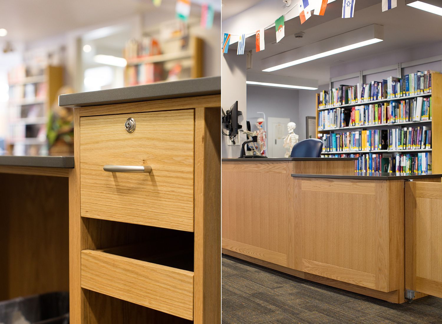 Custom Library Furniture for UNE | Huston and Company